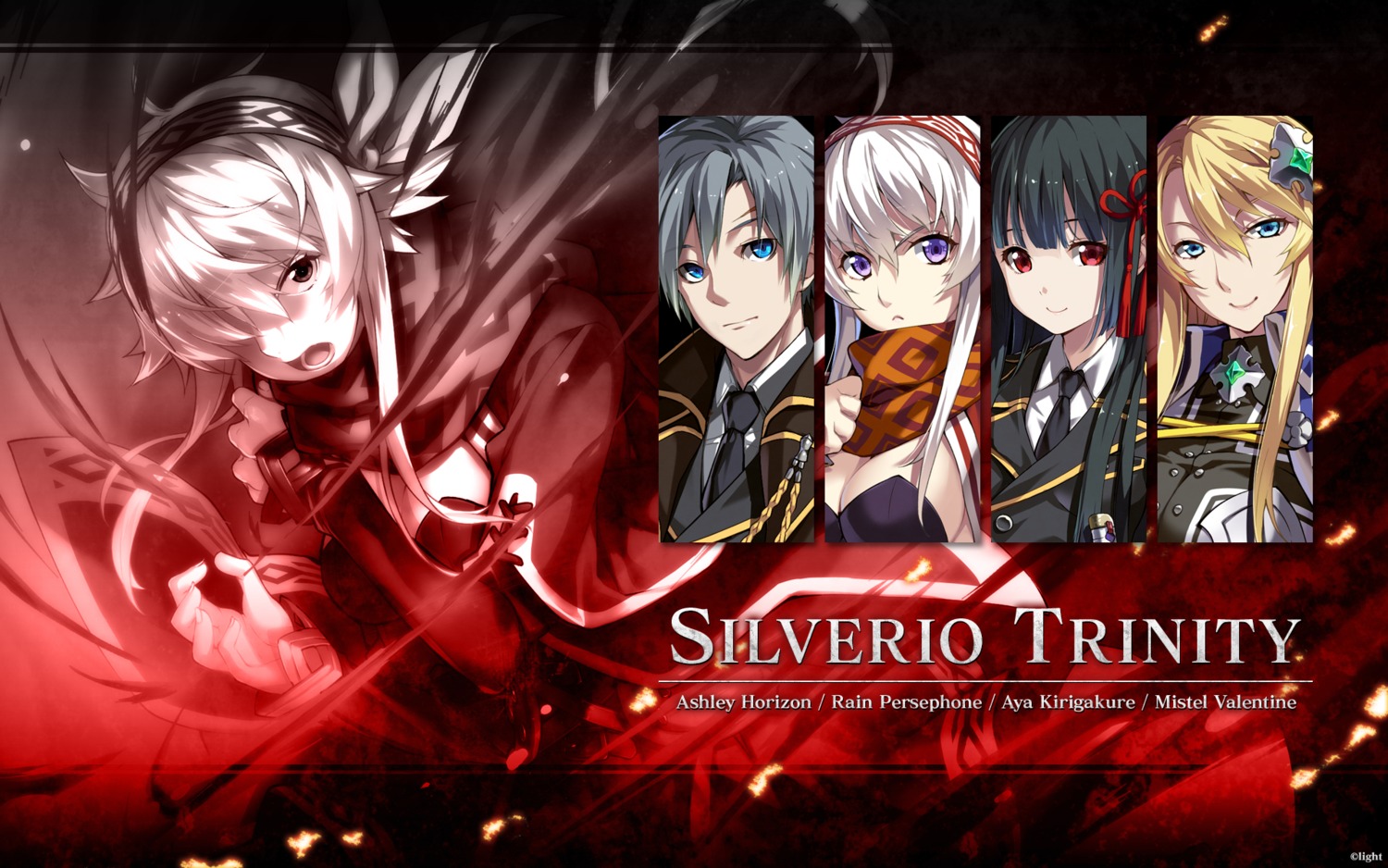 light hagure keg yuunagi silverio trinity ashley horizon kirigakure aya mistel valentine rain ...